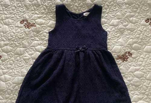 Платье h&m 5-6 лет синее