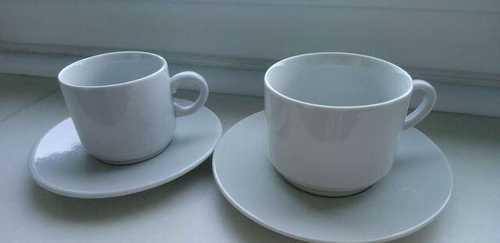 Чашка с блюдцем кофейная пара 60 шт