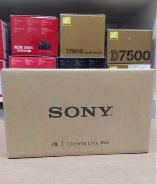 Видеокамера Sony ilme-FX3 серый/черный