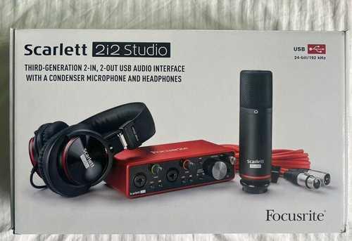 Focusrite Scarlett 2i2 Studio 3rd gen