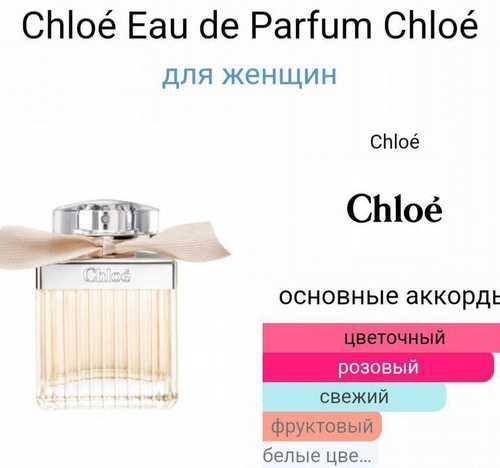 Chloe eau de parfum