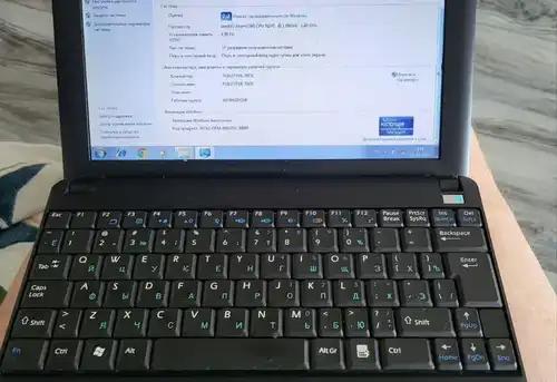 10.2" RoverBook NEO U101, 60 ГБ, Geode LX 800, RAM 2 ГБ, Intel GMA 950