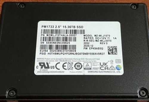 SSD Samsung PM1733 15.36 Тб mzwlr15thala-00007