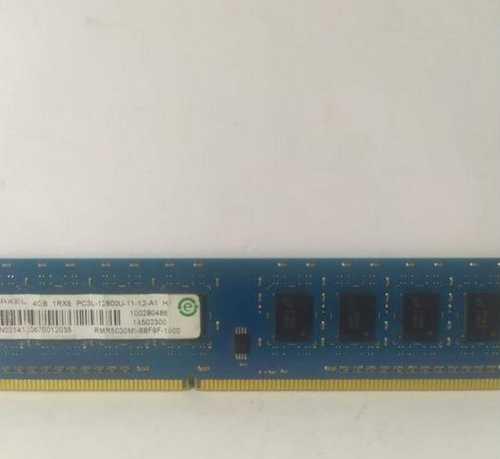 Оперативная память Ramaxel DDR3L 4096/12800/1600