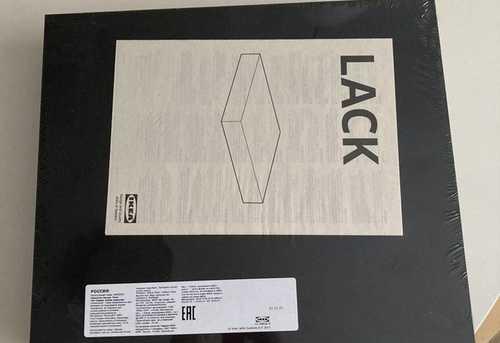 Полка настенная IKEA черная lack