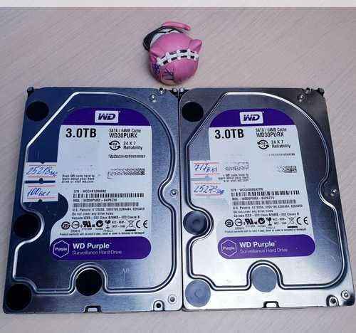 Жесткие диски Western Digital Purple 3Tb