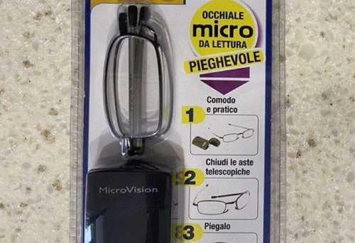 Складные очки для чтения MicroVision Optical