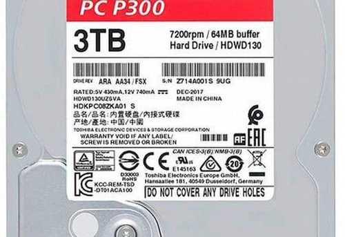 HDD 3.5 Toshiba 3TB PC P300