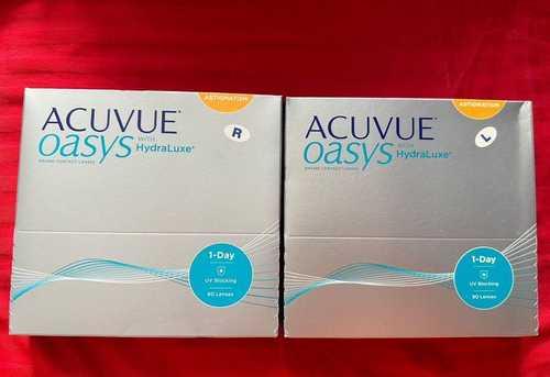 Лизы Acuvue Oasys Hydraluxe Astigmatism