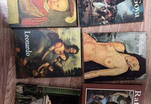 Альбомы Manet, Leonardo, Holbein, Goya, Raffaello