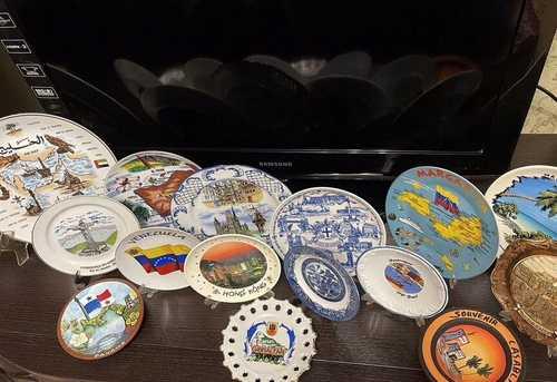 Сувенрные тарелки из разных стран