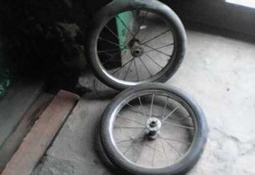 2 колеса для ручной тележки или велосипеда