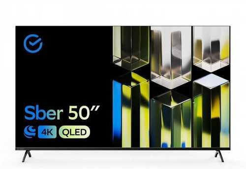 Телевизор Sber SDX-50UQ5230T, 50"(127 см) qled 4K