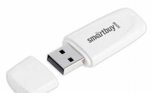 Флешка USB SmartBuy Scout 32GB white
