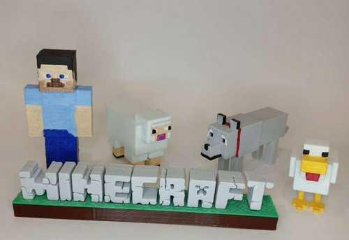 Фигурки minecraft (майнкрафт)