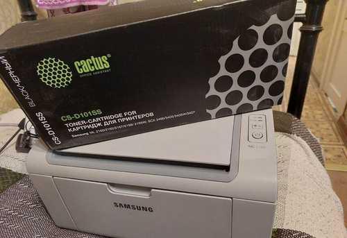 Лазерный принтер Samsung ML2160 + картридж Cactus