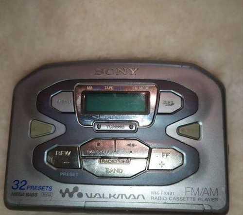 Кассетный плеер Sony Walkman wm-fx491