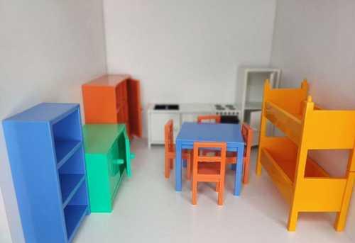 Редкая мебель для кукол Икеа IKEA 28 предметов