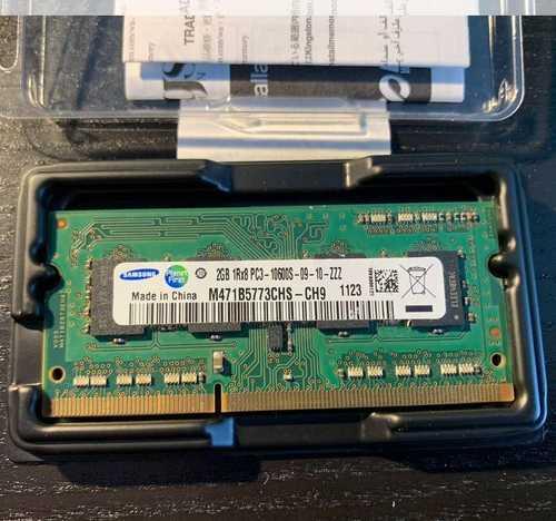 Samsung 2 гб DDR3 sodimm M471B5773CHS-CH9