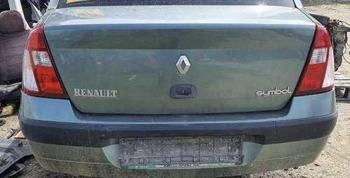 Бампер задний renault symbol 2004