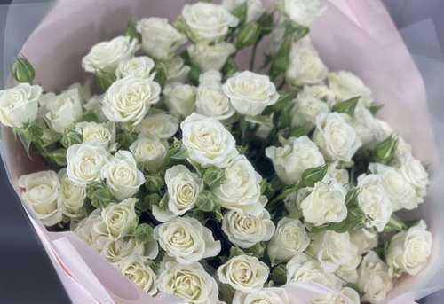 Кустовые розы, букет роз, доставка цветов