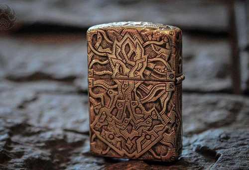 Zippo Custom "Молот Тора" в техно-стиле