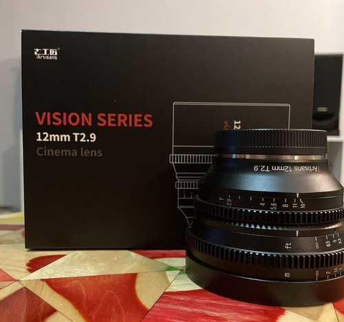 Объектив 7artisans vision 12mm t1.9 sony e