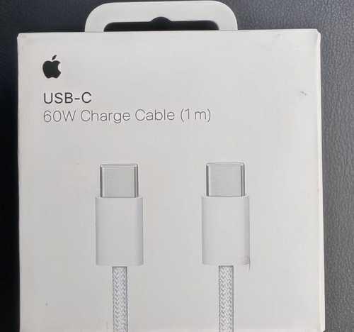 Кабель Apple USB-C type-C charge cable 60W 1M