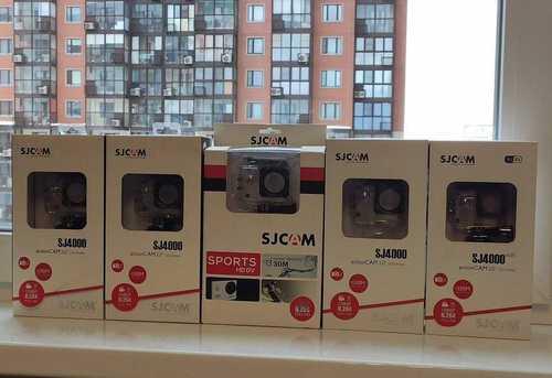 Комплекты sjcam sj4000+камеры, новые