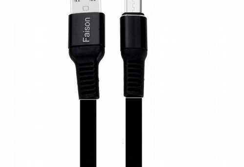 Кабель USB - микро USB FaisON FX6 Sleek, 1.0м, 2.1