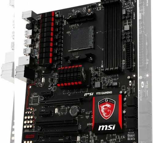 Материнская плата Msi 970 gaiming + 16 (8+8) gb