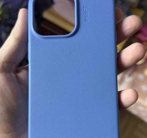 Кожаный чехол Moft на iPhone 15 pro max