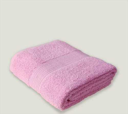Махровое полотенце 70х140 розовое