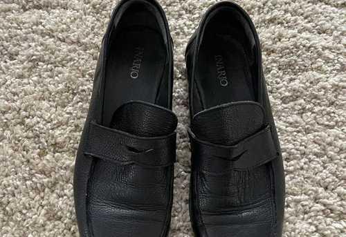 Туфли лоферы кожаные мужские inario 40 размер