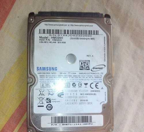 HDD Samsung 2.5 320Gb