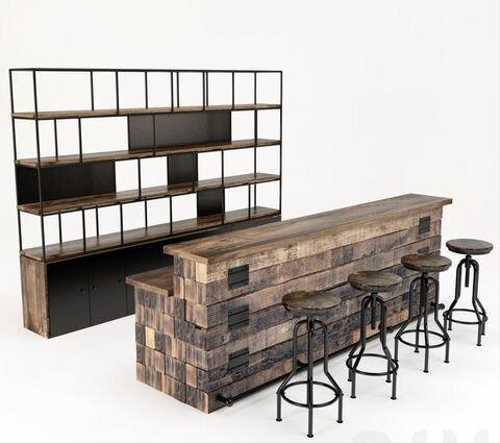 Мебель для кафе, баров, ресторанов в стиле "Лофт"