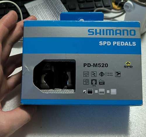 Педали shimano pd-m520