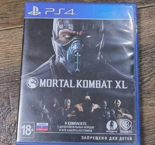 Диск на игру Mortal kombat XL ps4