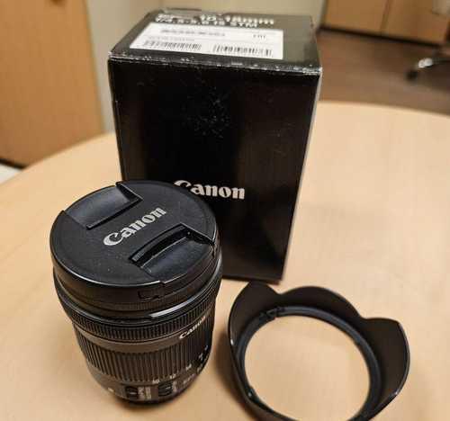 Объектив Сanon ef-s 10-18mm is stm