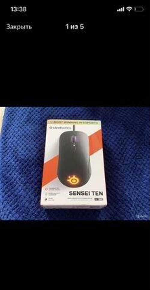 Игровая мышь проводная SteelSeries Sensei Ten