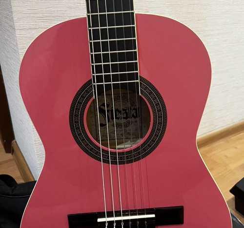 Гитара aria Fiesta fst-200 розовая