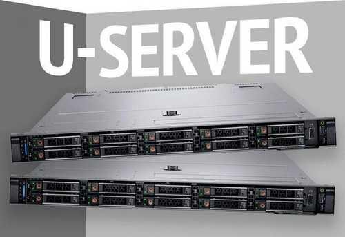 Сервер Dell R640 8*2.5 2*6152 256Gb H730p 2*750W 1