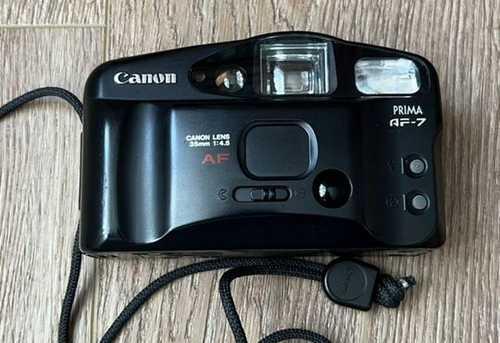 Плёночный фотоаппарат Canon Prima AF-7