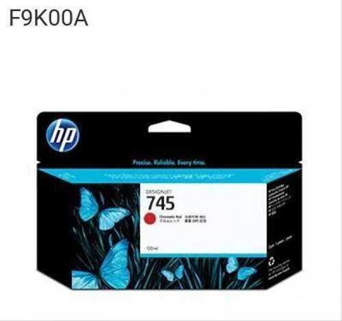 Картридж HP 745 Струйный Красный 130мл, F9K00A