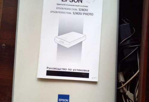 Сканер планшетный Epson 1240U photo