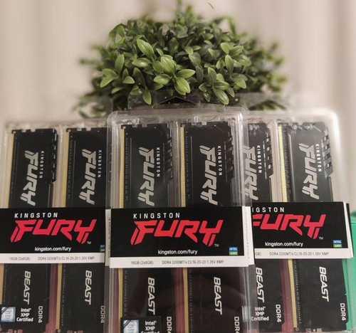 Оперативная память kingston fury beast 16gb ddr4