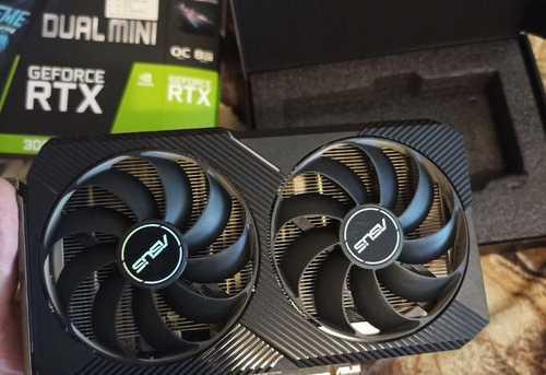 Видеокарта RTX 3060ti Asus Dual mini