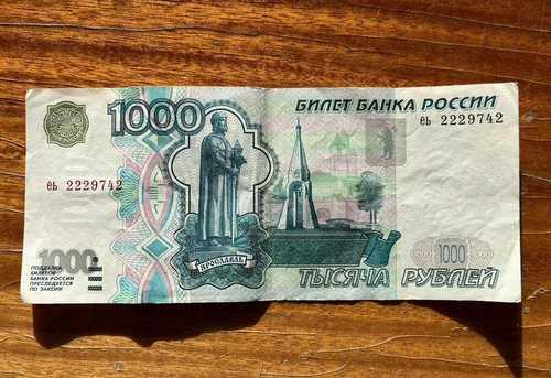 Банкнота 1000 редкая