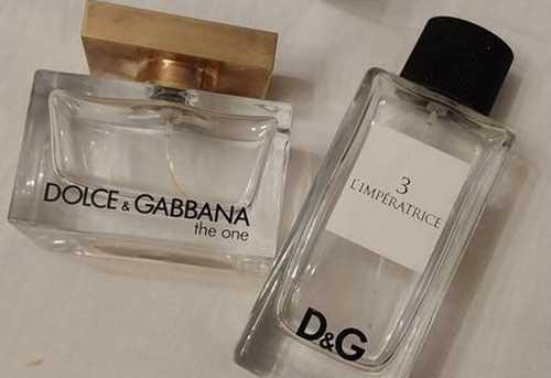 Пустые флаконы Dolce&Gabbana