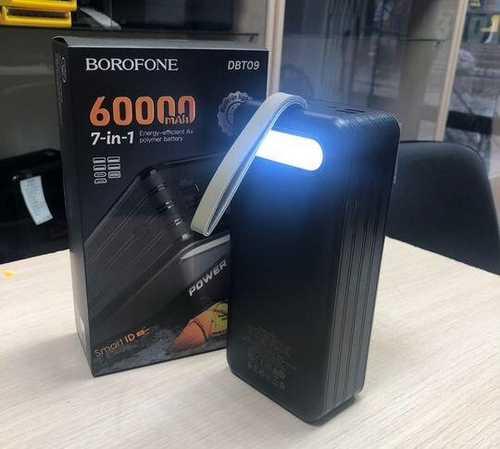 Внешний аккумулятор 60000 mAh 7в1 (Фонарик)